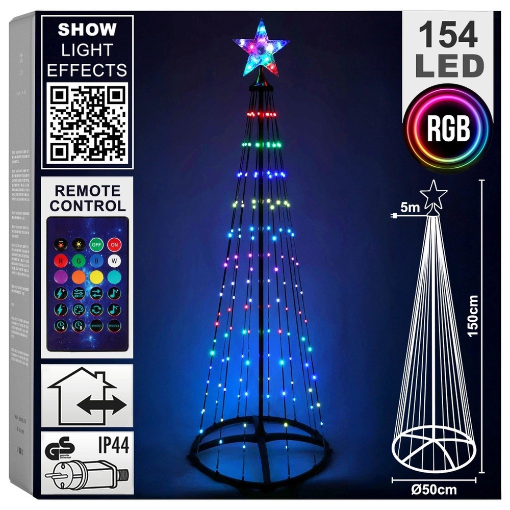 Luminous Christmas Tree 154 Led 150 cm - online shop OrionAGD.pl